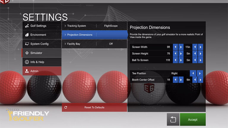 How to Adjust Golf Simulator Offset GSPro, FSX Play, E6 Connect, Uneekor